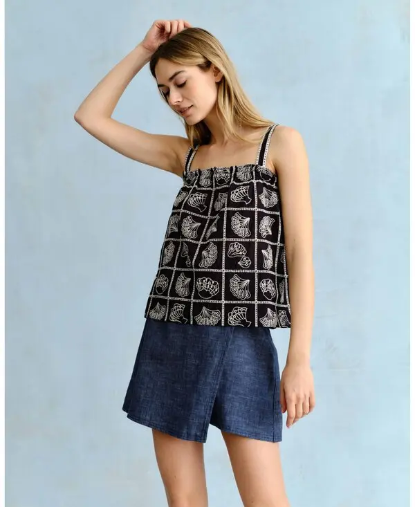 CARTOLINA Leah Eyelet Tank