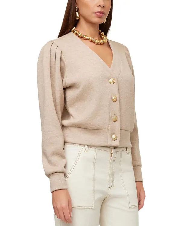 Fifteen Twenty Madeline Pleated Shoulder Cardigan