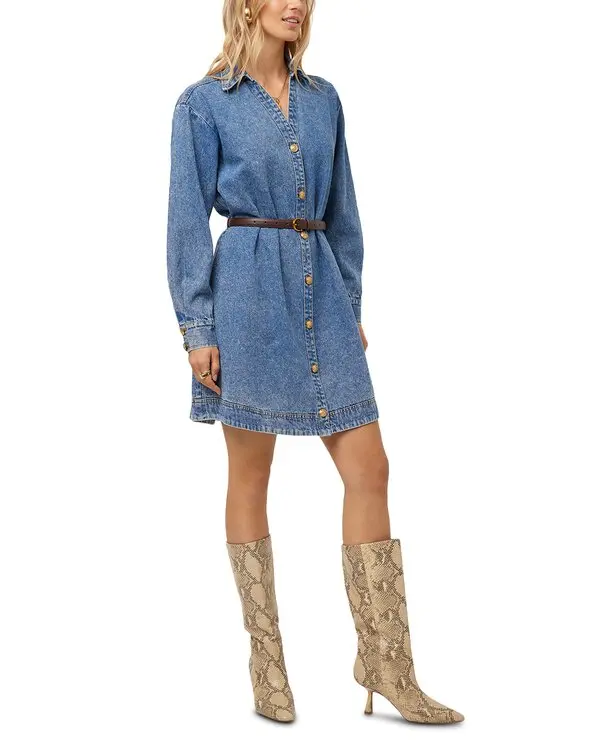 Fifteen Twenty Belted Shirt Dress