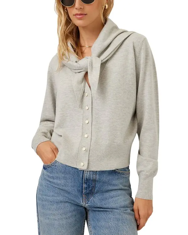 Fifteen Twenty Wren Long Sleeve Scarf Cardigan