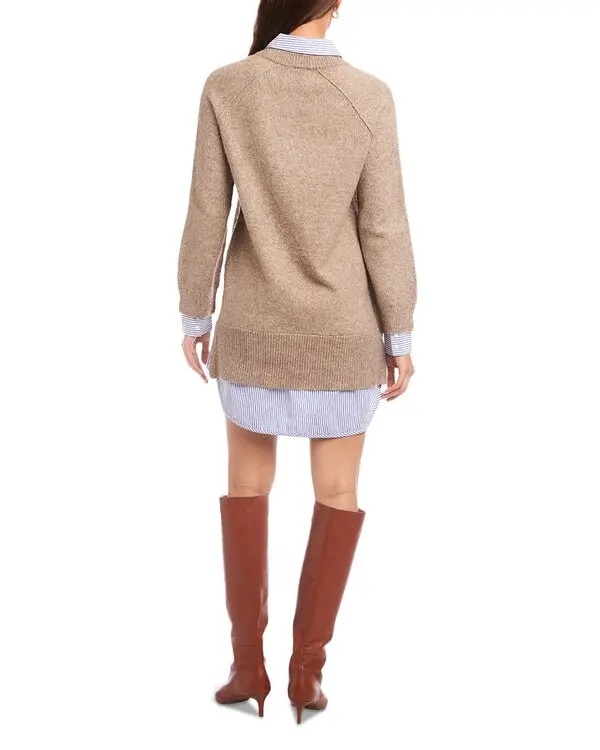 Fifteen Twenty Mixed Media Sweater Dress