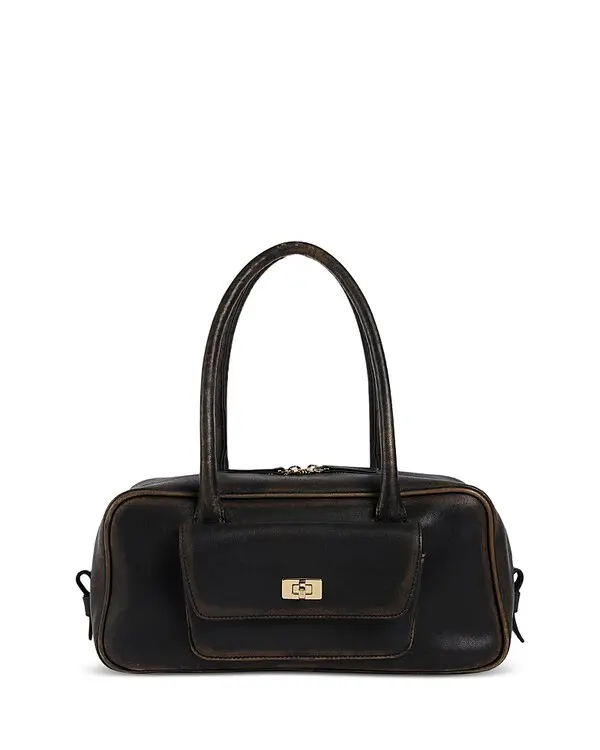 Sandro Ezmehralda Suede Crossbody Bag - Brown