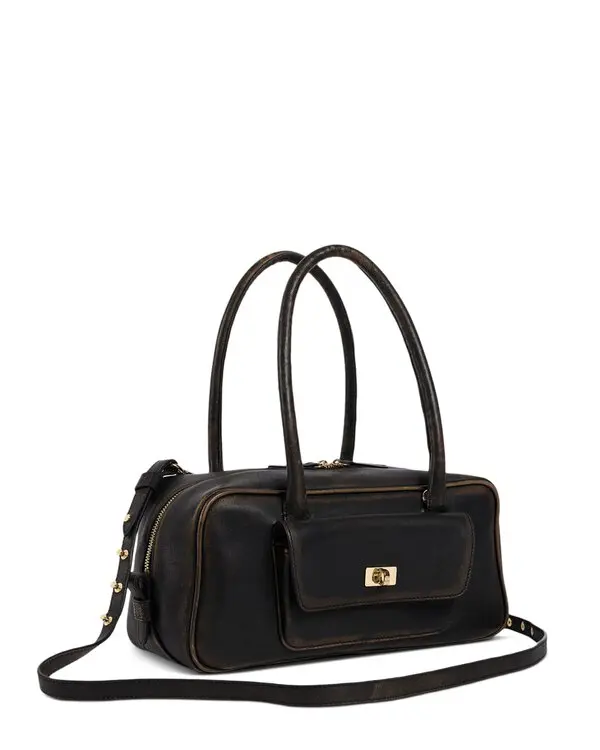 Sandro Ezmehralda Suede Crossbody Bag