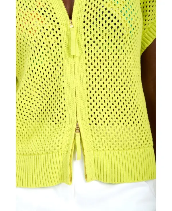 Trina Turk Hana Zip Cardigan