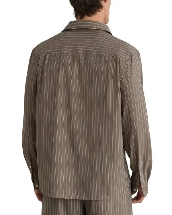 REISS Peake Printed Stripe Shirt