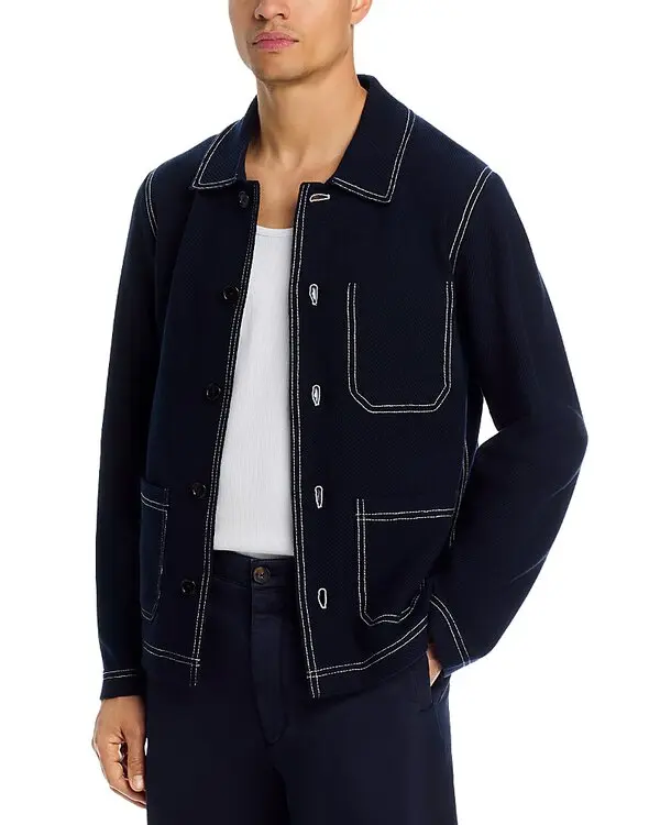 Paul Smith Knitted Jacket - Very Dark Navy