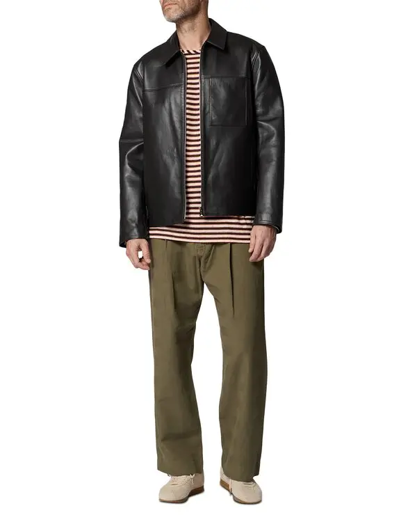 Paul Smith Casual Fit Leather Jacket