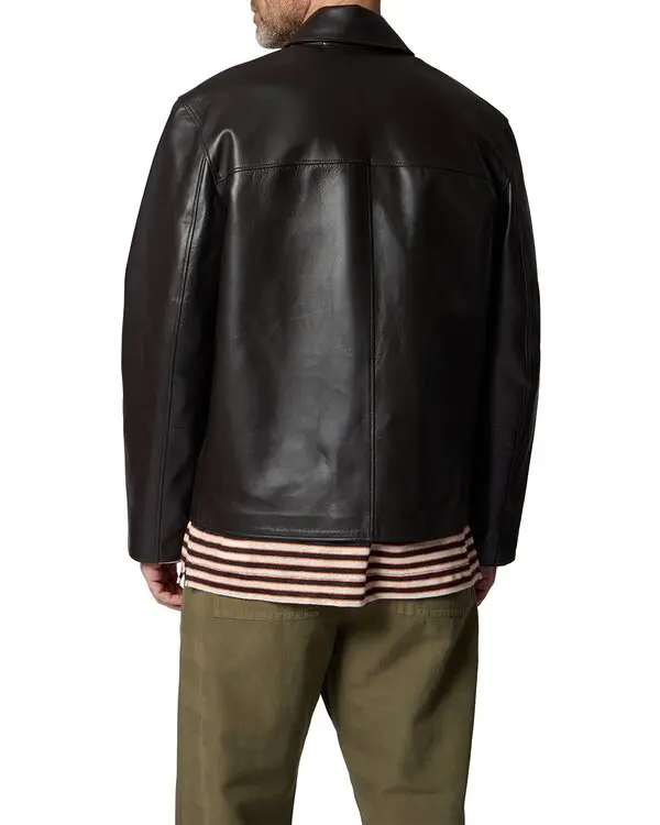 Paul Smith Casual Fit Leather Jacket