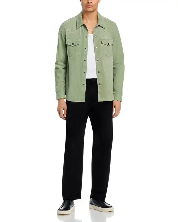 Paul Smith Slim Fit Leather Shirt