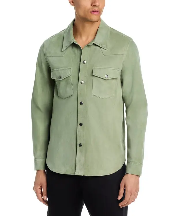 Paul Smith Slim Fit Leather Shirt