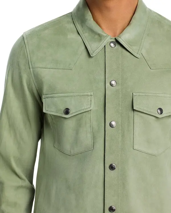 Paul Smith Slim Fit Leather Shirt