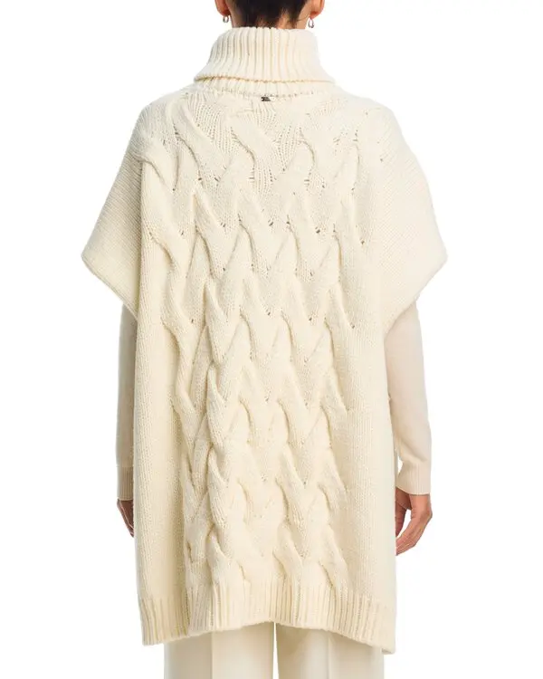 Herno Braided Wool Blend Short Sleeve Sweater