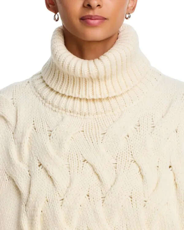 Herno Braided Wool Blend Short Sleeve Sweater