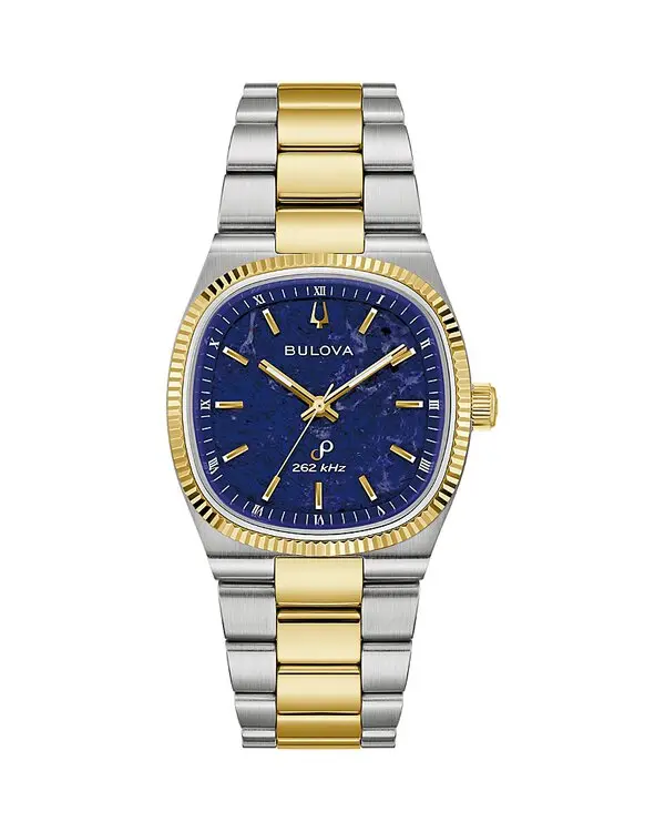 Bulova Super Seville Precisionist Watch, 35mm - Blue/two-tone
