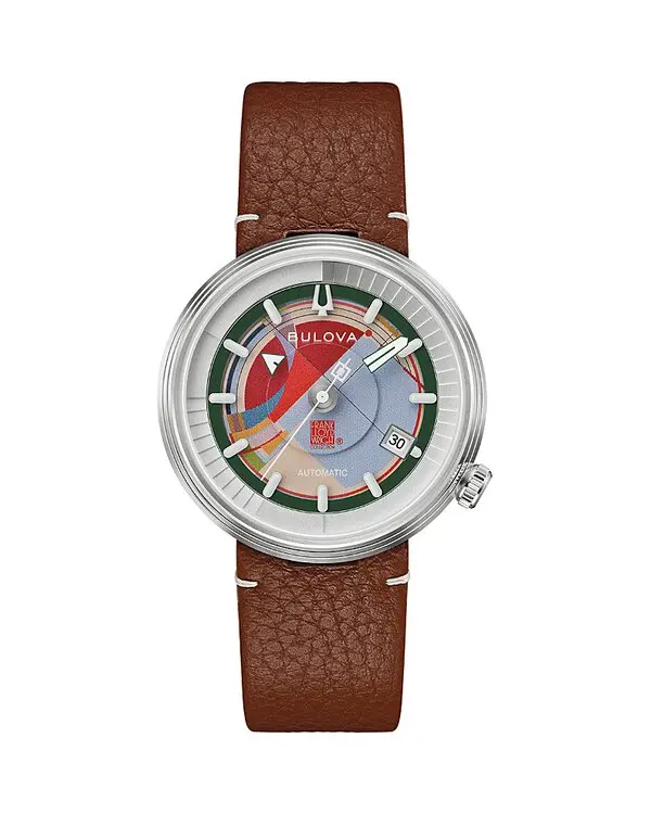 Bulova Frank Lloyd Wright David And Gladys Wright House Watch, 38mm - Multi/brown