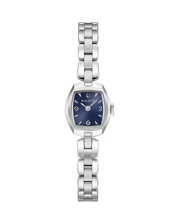 Bulova Goddess Of Time Jackie Bracelet Watch, 18mm X 18mm - Blue/silver