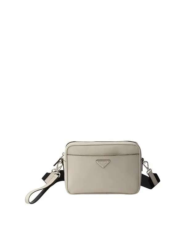 Prada Saffiano Leather Shoulder Bag - Neutral