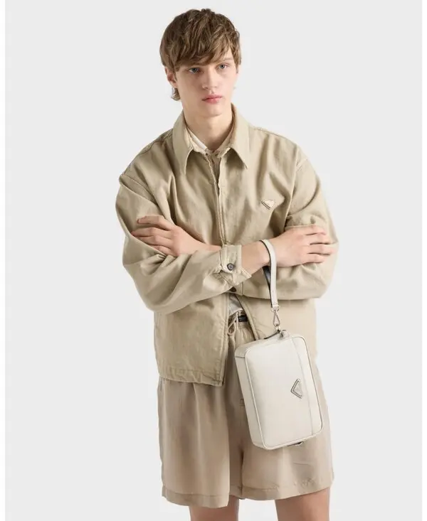 Prada Saffiano Leather Shoulder Bag