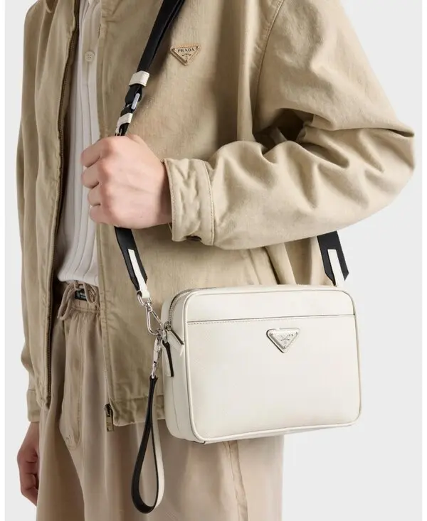 Prada Saffiano Leather Shoulder Bag