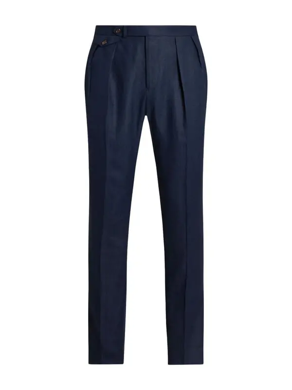 Ralph Lauren Pleated Tailored Dress Pants - Navy