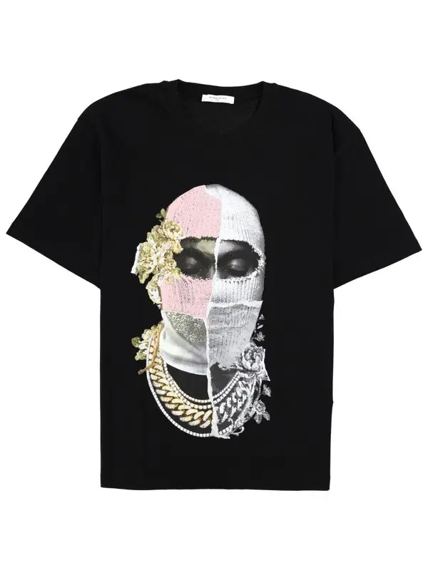 IH NOM UH NIT Graphic Print Cotton T-shirt - Black