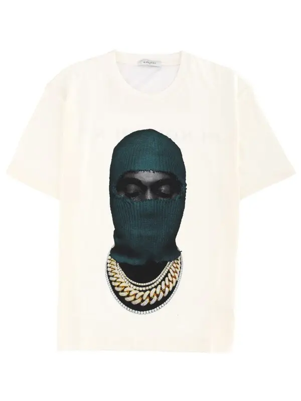 IH NOM UH NIT Graphic Print Cotton T-shirt - White