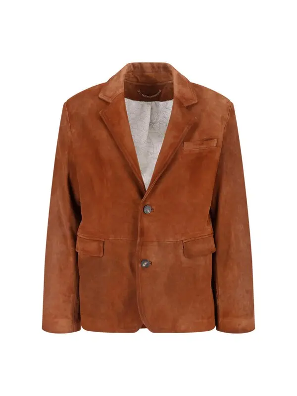 GOLDEN GOOSE Suede Blazer Jacket