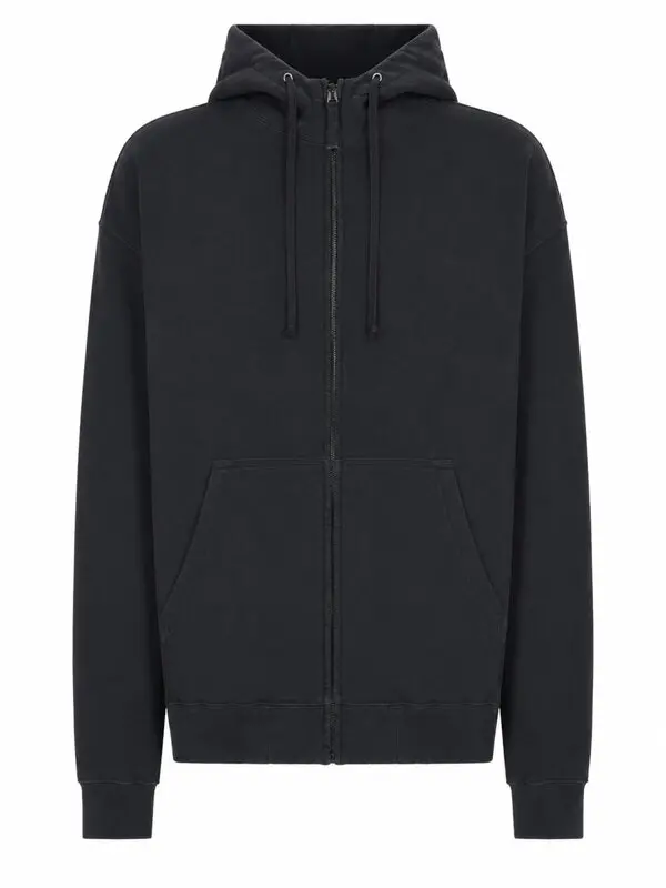 MAISON MARGIELA Cotton Zip-up Sports Jacket - Black