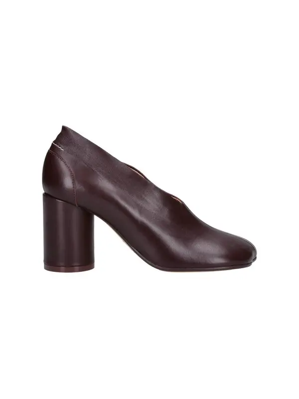 MAISON MARGIELA Leather Block Heel Pumps