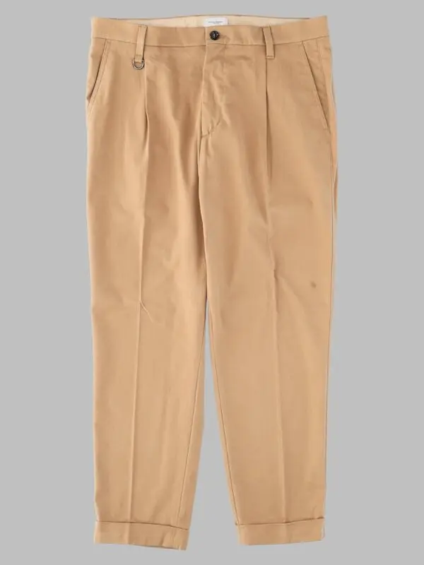PAOLO PECORA MILANO Pleated Straight-leg Trousers