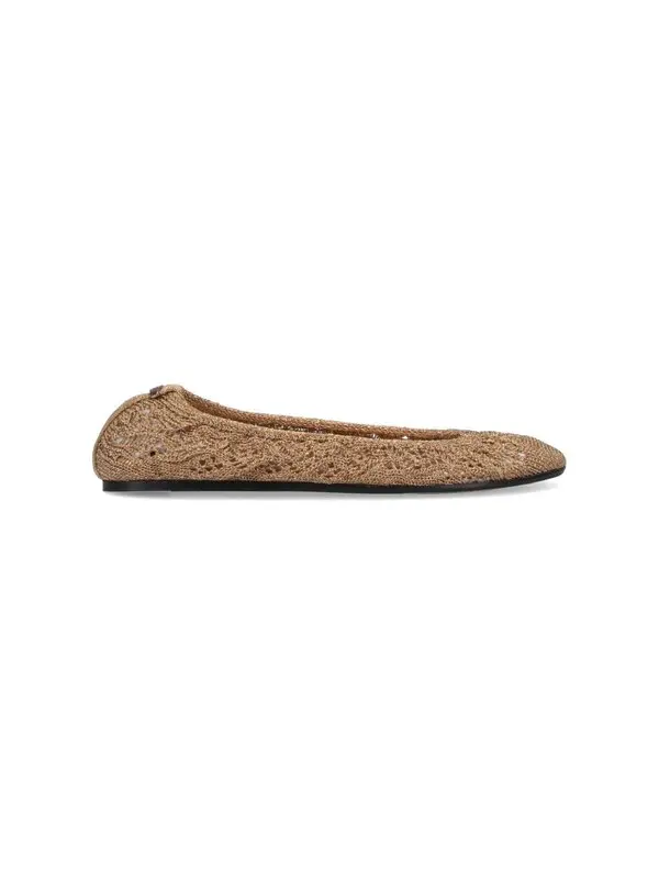 Isabel Marant Étoile Leather-lined Flat Shoe - Golden