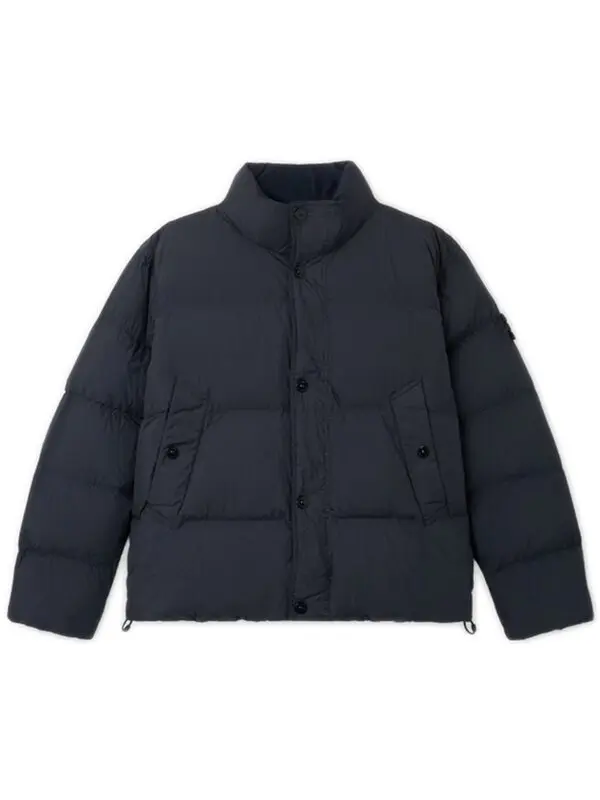 Stone Island Padded Stand Collar Jacket - Blu