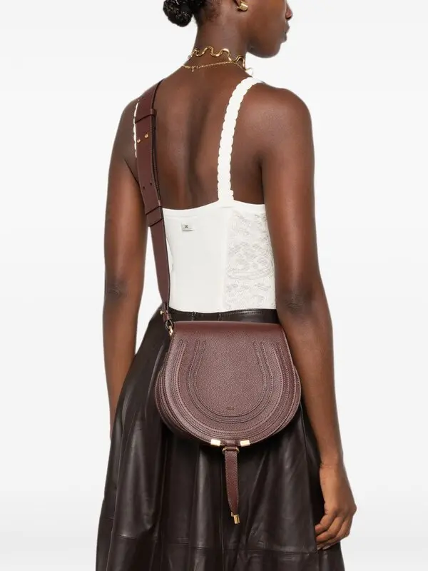 Chloé Marcie Leather Saddle Bag - Multicolor