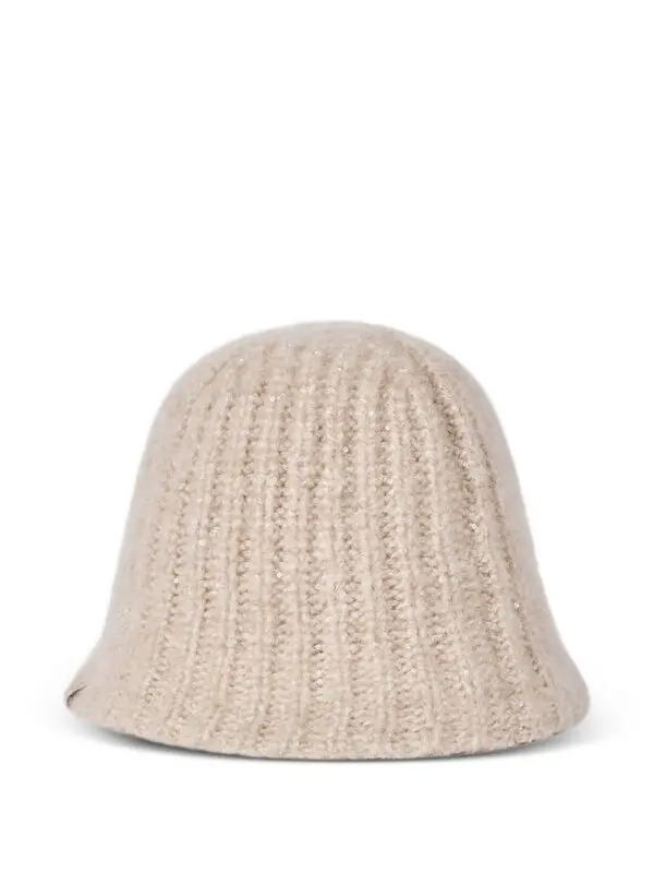 Brunello Cucinelli Cashmere Knit Bucket Hat - Multicolor
