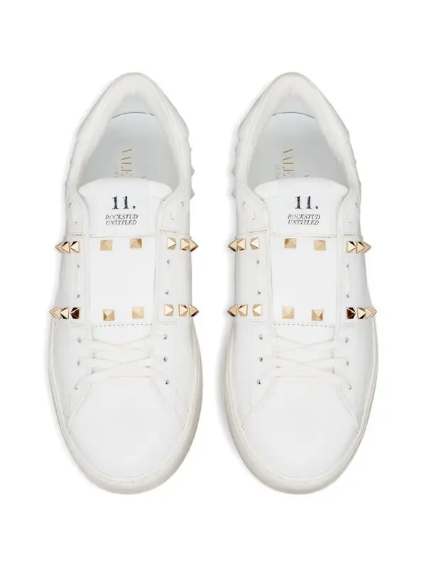 Valentino Garavani Rockstud Untitled Leather Sneakers