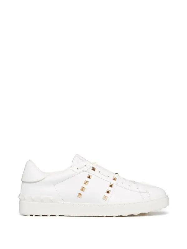 Valentino Garavani Rockstud Untitled Leather Sneakers - Multicolor