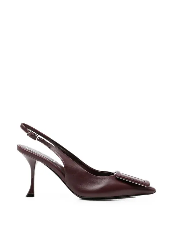 ROGER VIVIER Viv Ville Leather Slingback Pumps - Multicolor