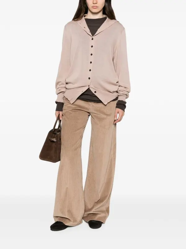 Brunello Cucinelli Velvet Wide-leg Trousers - Multicolor
