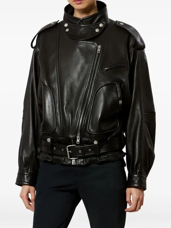 Isabel Marant Étoile Farza Leather Jacket - Multicolor