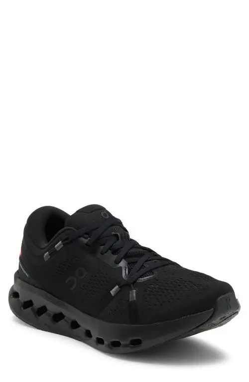 On Cloudsurfer 2 Running Shoe - Black/black