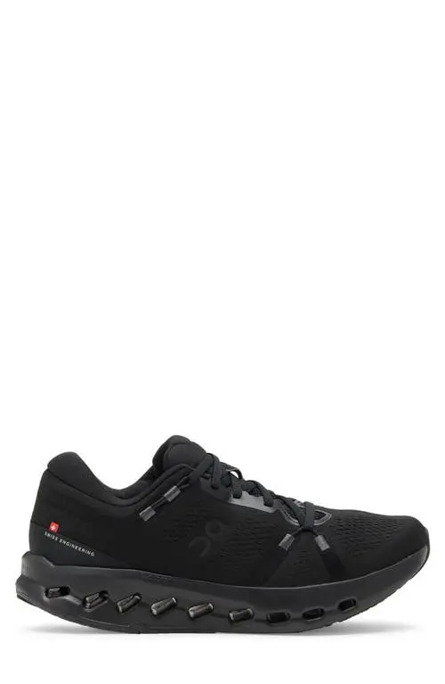 On Cloudsurfer 2 Running Shoe - Black/black