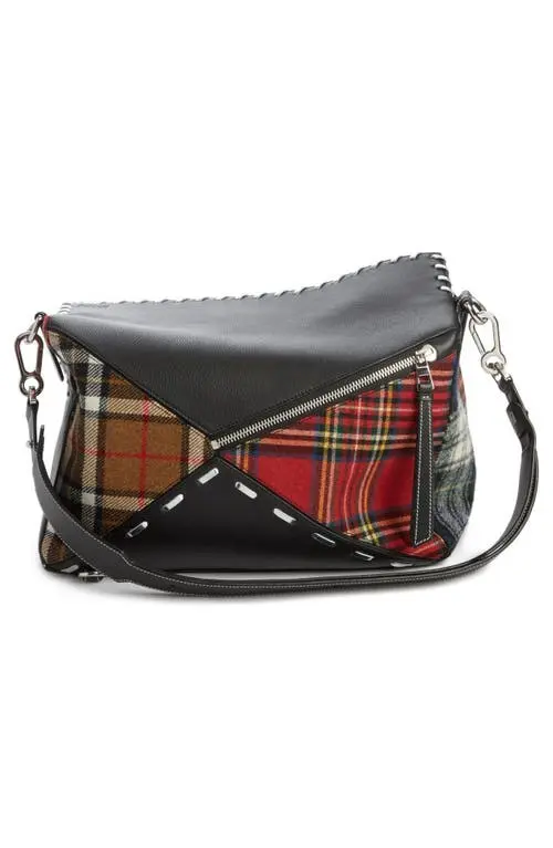 Loewe Medium Multi Tartan Puzzle Bag