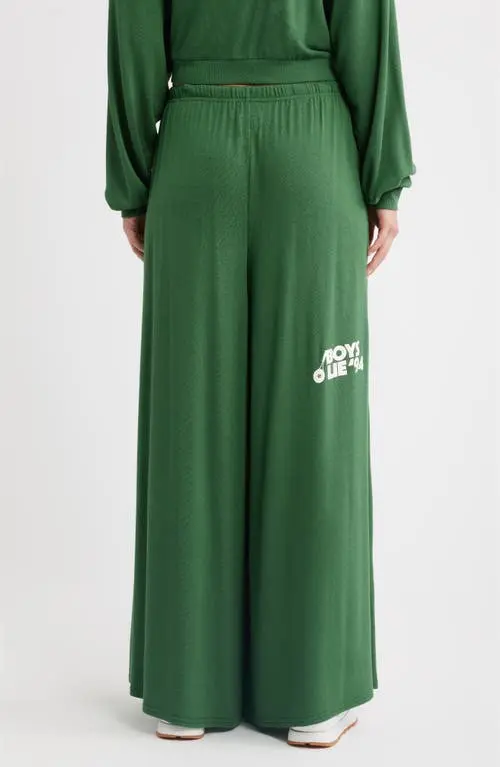 BOYS LIE Match Point 94 Crepe Wide Leg Pants
