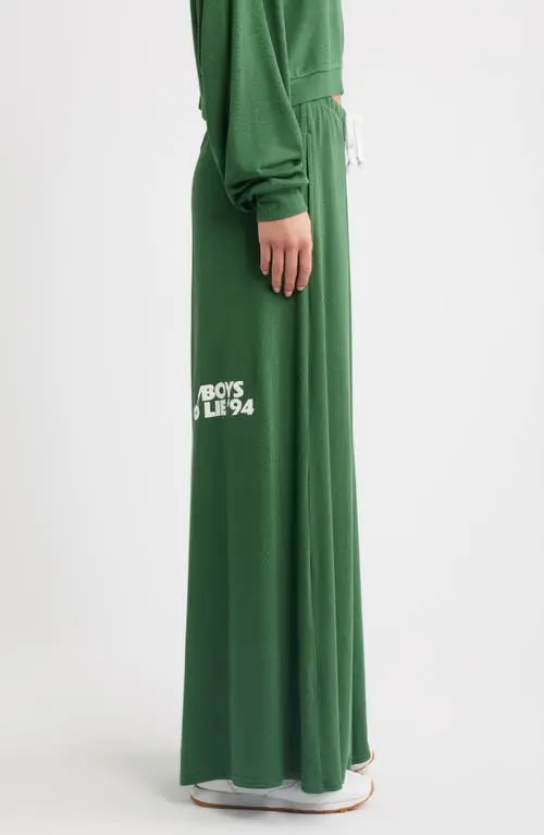 BOYS LIE Match Point 94 Crepe Wide Leg Pants