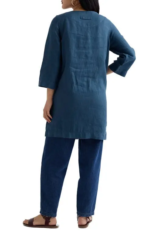 SEASALT CORNWALL Harbour Wall Linen Tunic