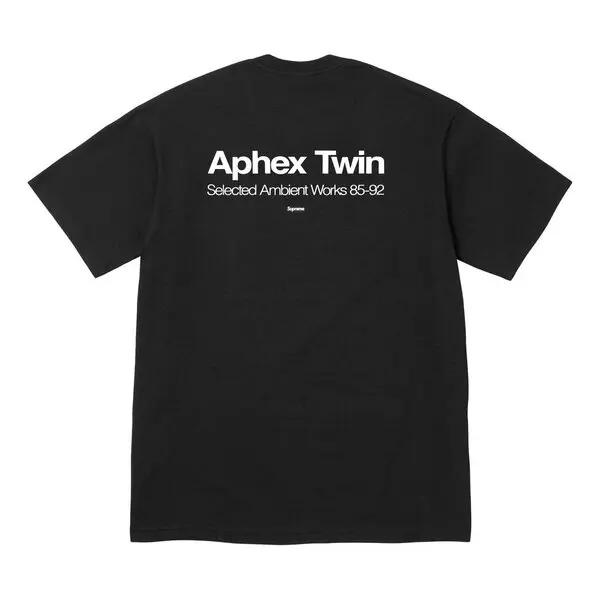 Supreme X Aphex Twin Ambient Works T-shirt - Black