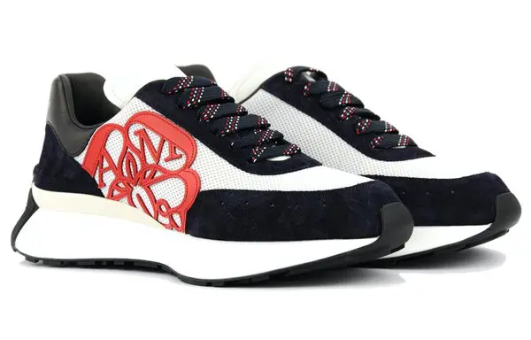 Alexander McQueen Sprint Runner 'black White Red