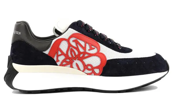 Alexander McQueen Sprint Runner 'black White Red