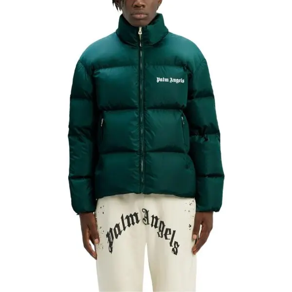 Palm Angels Classic Track Down Jacket 'green White