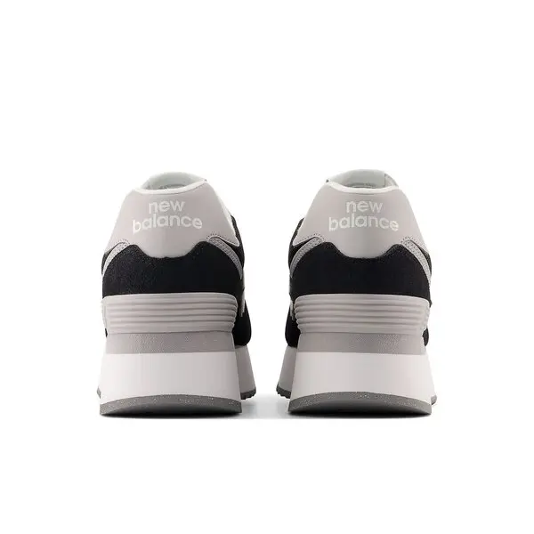 NEW BALANCE 574+ Platform Sneakers - Blackwhite